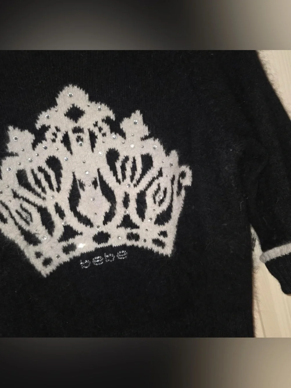 bebe | Sweaters | Rare Y2k Vintage Bebe Angora Crown Turtleneck Sweater ...